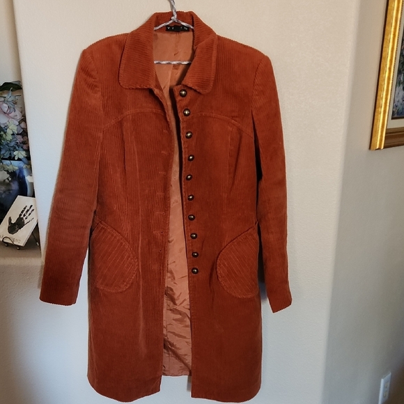 Vesti | Jackets & Coats | Terracotta Trench Coat With Classic ...